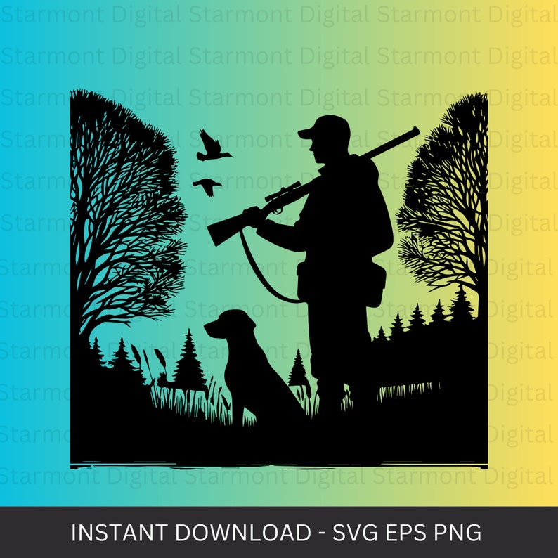 HUNTING SVG Bundle, Hunter Svg, Deer Hunting Svg, Hunting Clipart ...