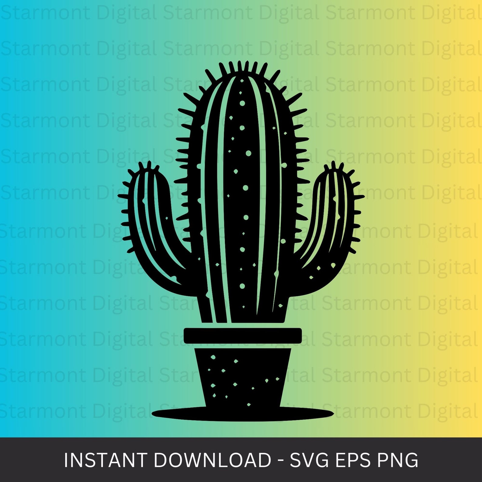 Cactus SVG, Cactus Svg Files for Cricut, Cactus Svg Bundle, PNG, DXF ...