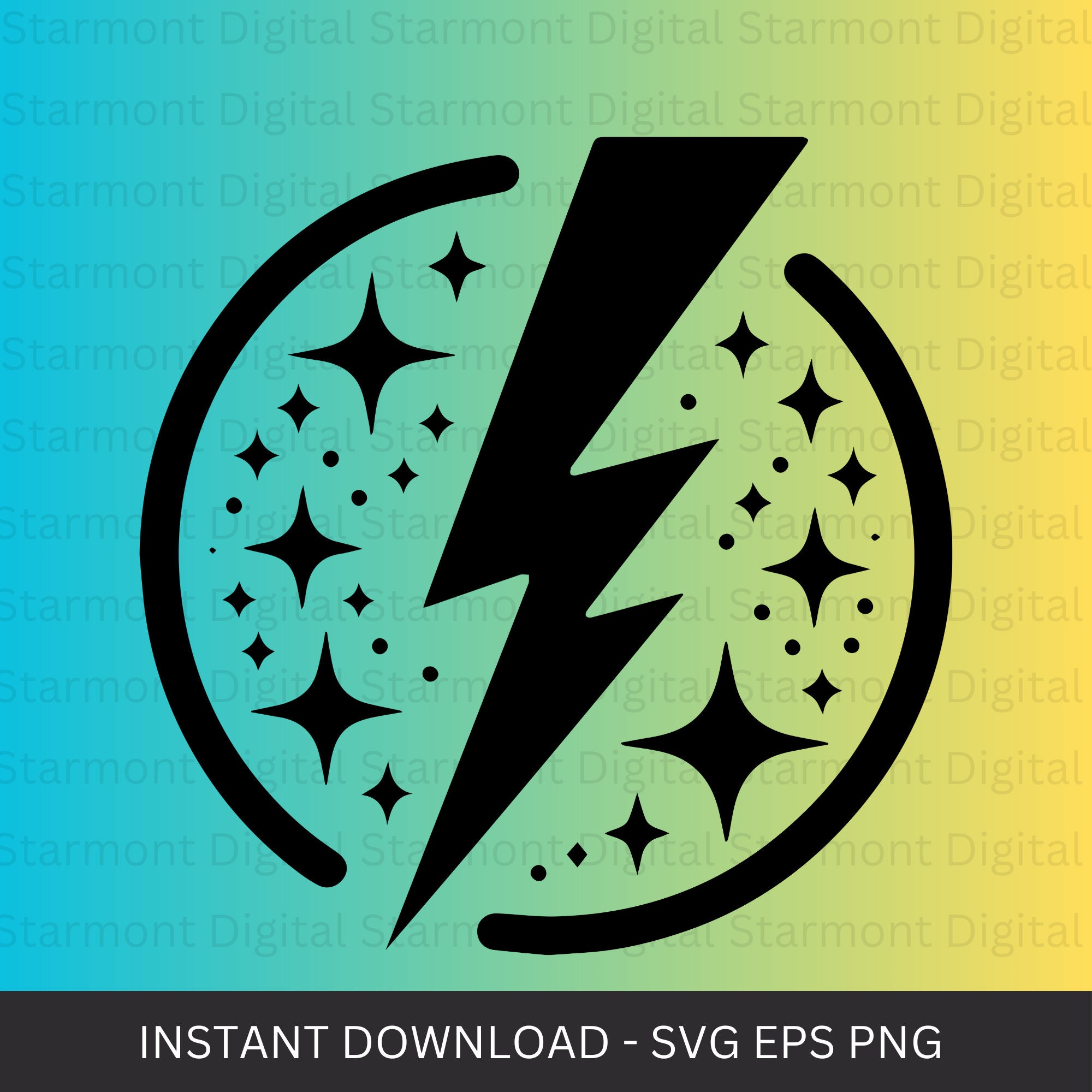 Lightning Svg Bundle, Lightning Bolt Svg, Flash Svg, Lightning Clipart ...