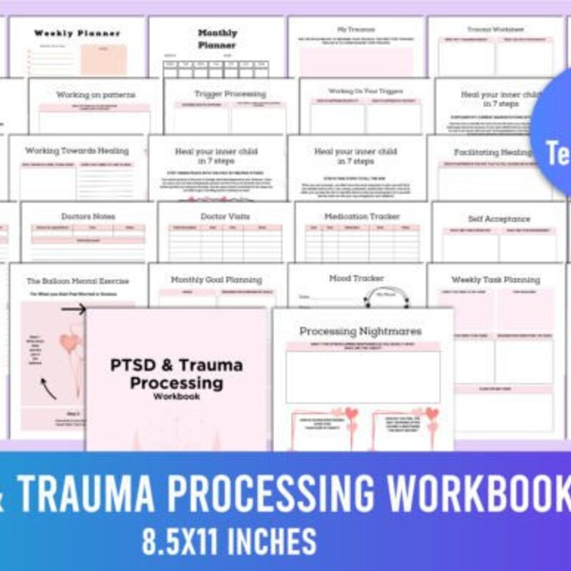 Trauma Workbook - Etsy
