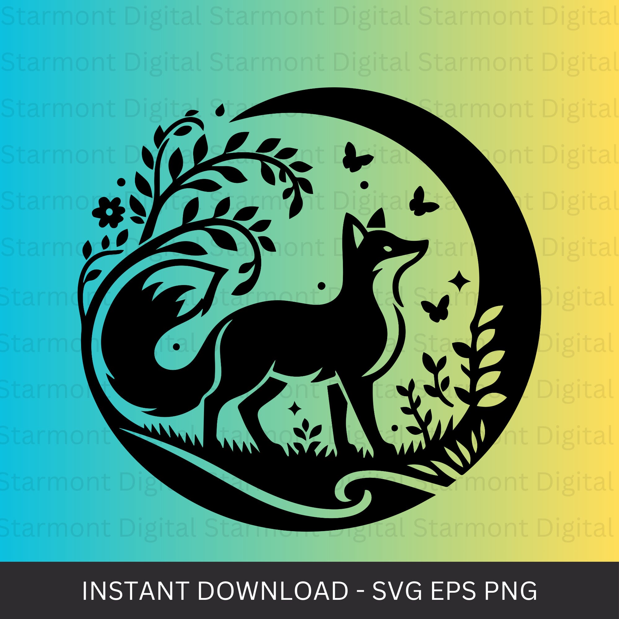 Fox SVG, Fox Bundle SVG Files, Fox SVG Layered, Fox Files for Cricut ...