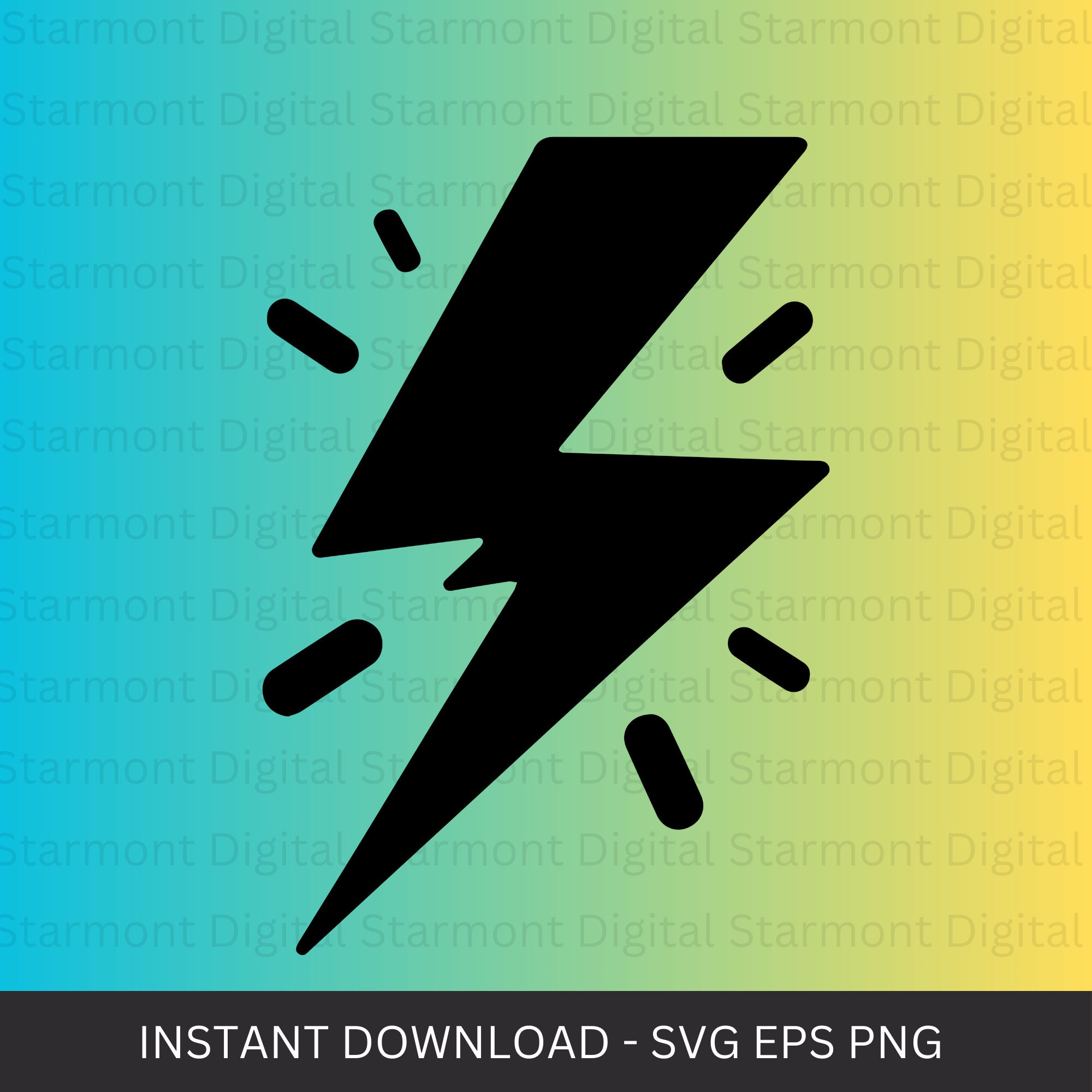 Lightning Svg Bundle, Lightning Bolt Svg, Flash Svg, Lightning Clipart ...