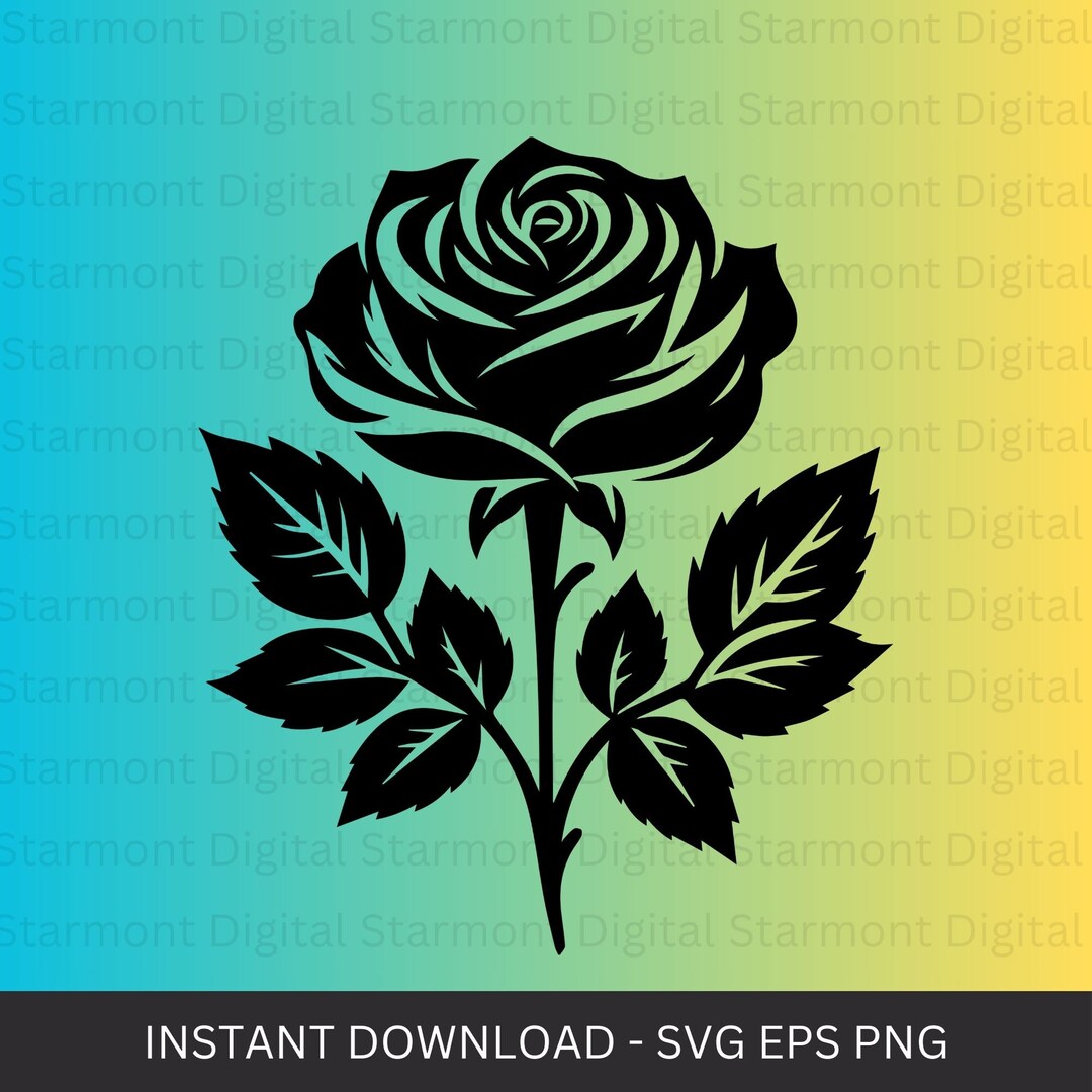 Rose SVG, Roses SVG, Cut File, Commercial Use, Roses Template SVG, Rose ...