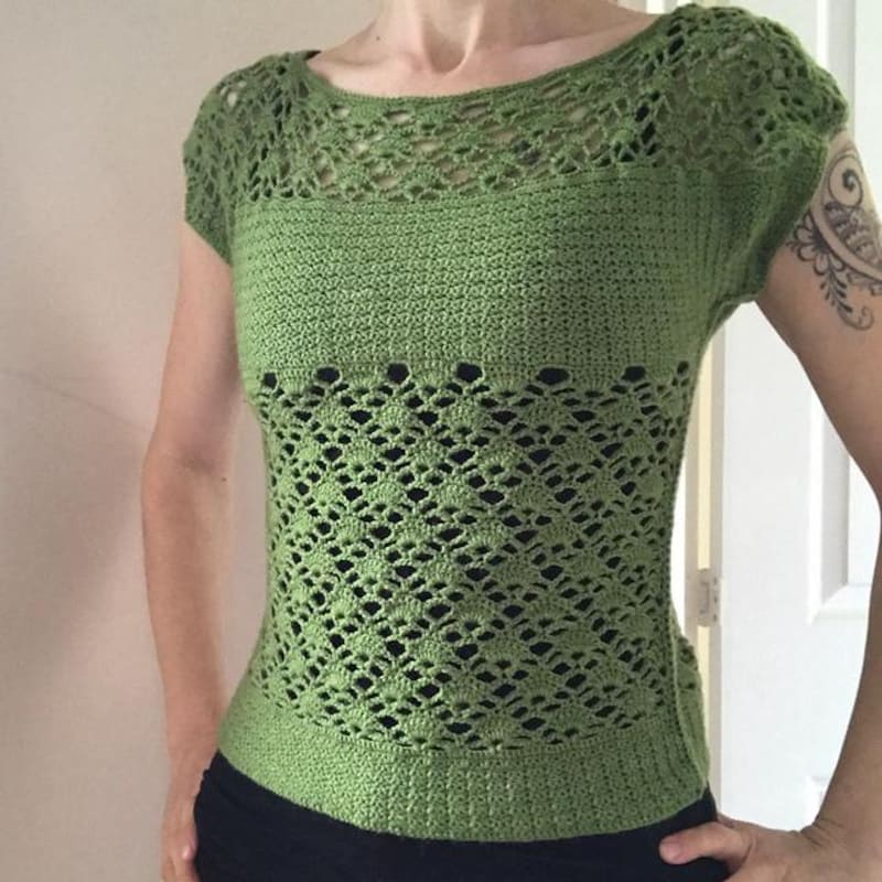 Sleeveless Crochet - Etsy