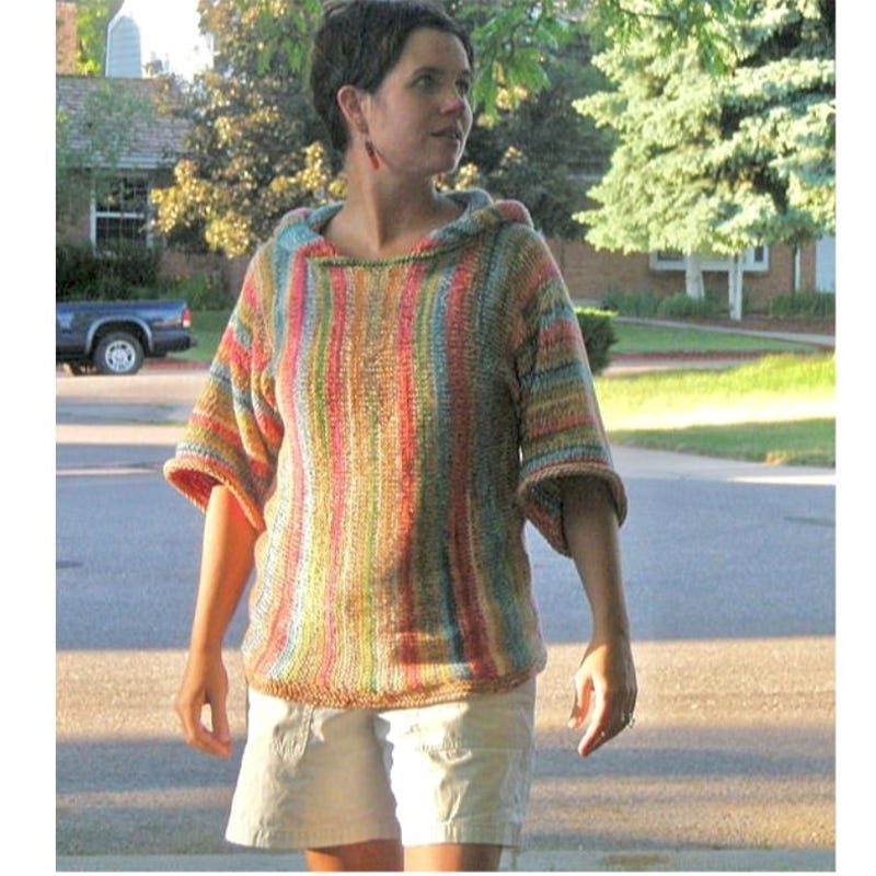 Knit Hoodie Pattern - Etsy