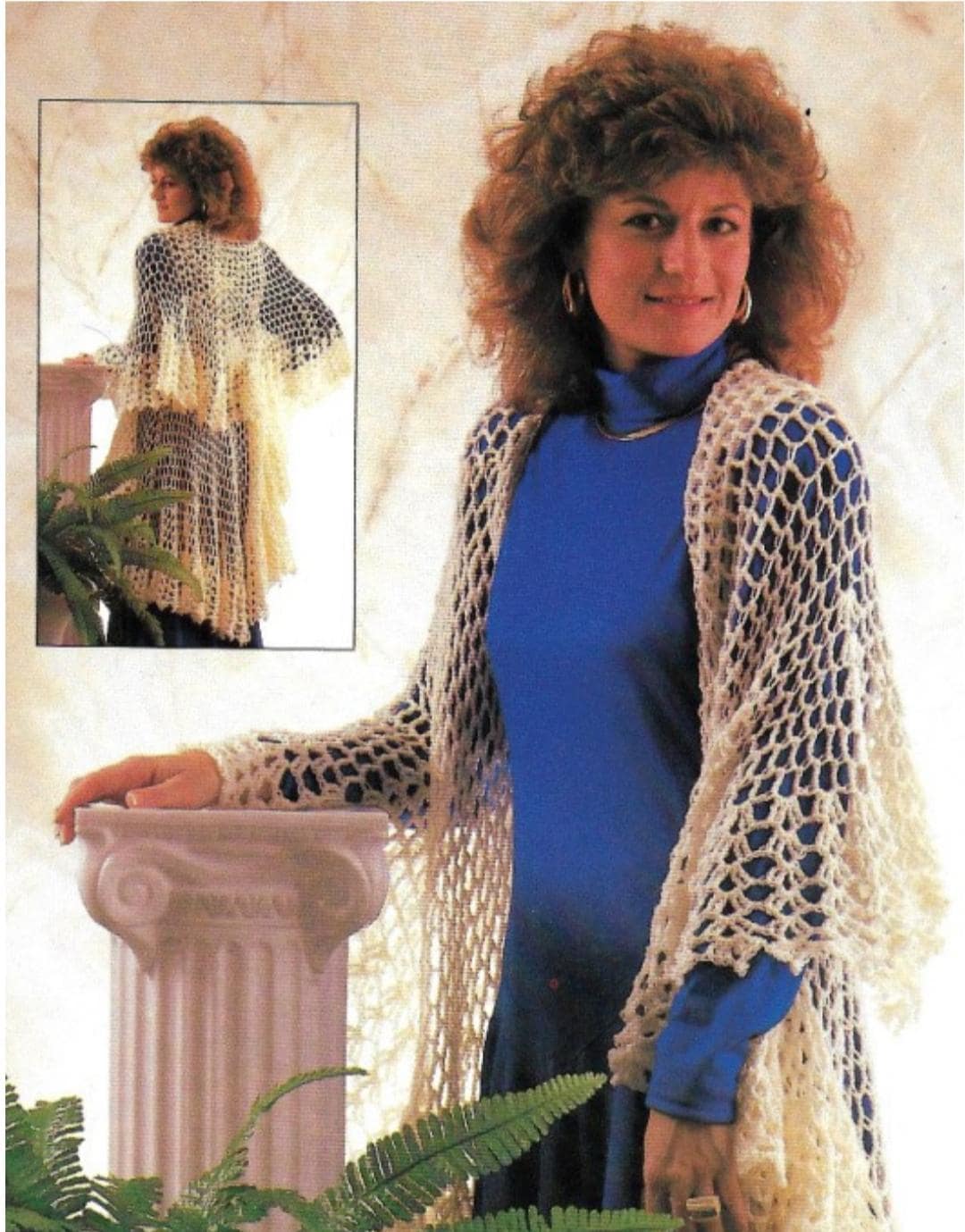 Shawl Circular Crochet Pattern Lace Vintage Crochet Patterns PDF - Etsy