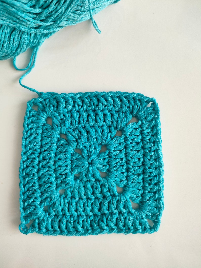 Classic Granny Square Basic Granny Square Beginner Crochet - Etsy Australia