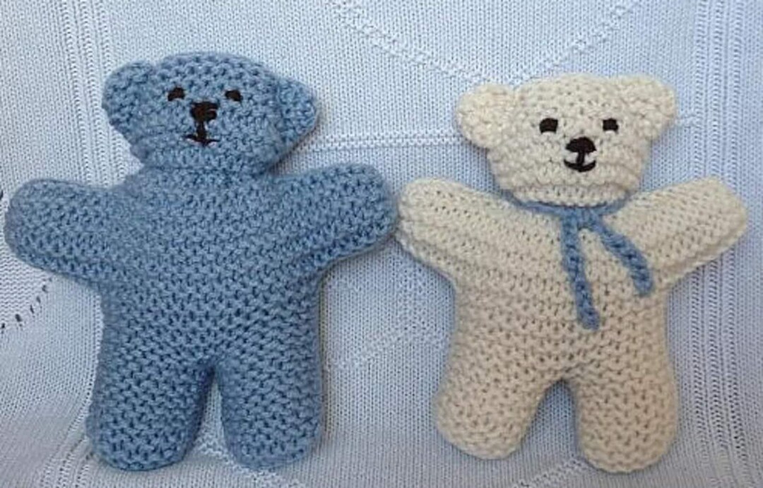 Knitted Teddy Bear Toy Pattern: Easy Beginner Project (PDF Download) - Etsy
