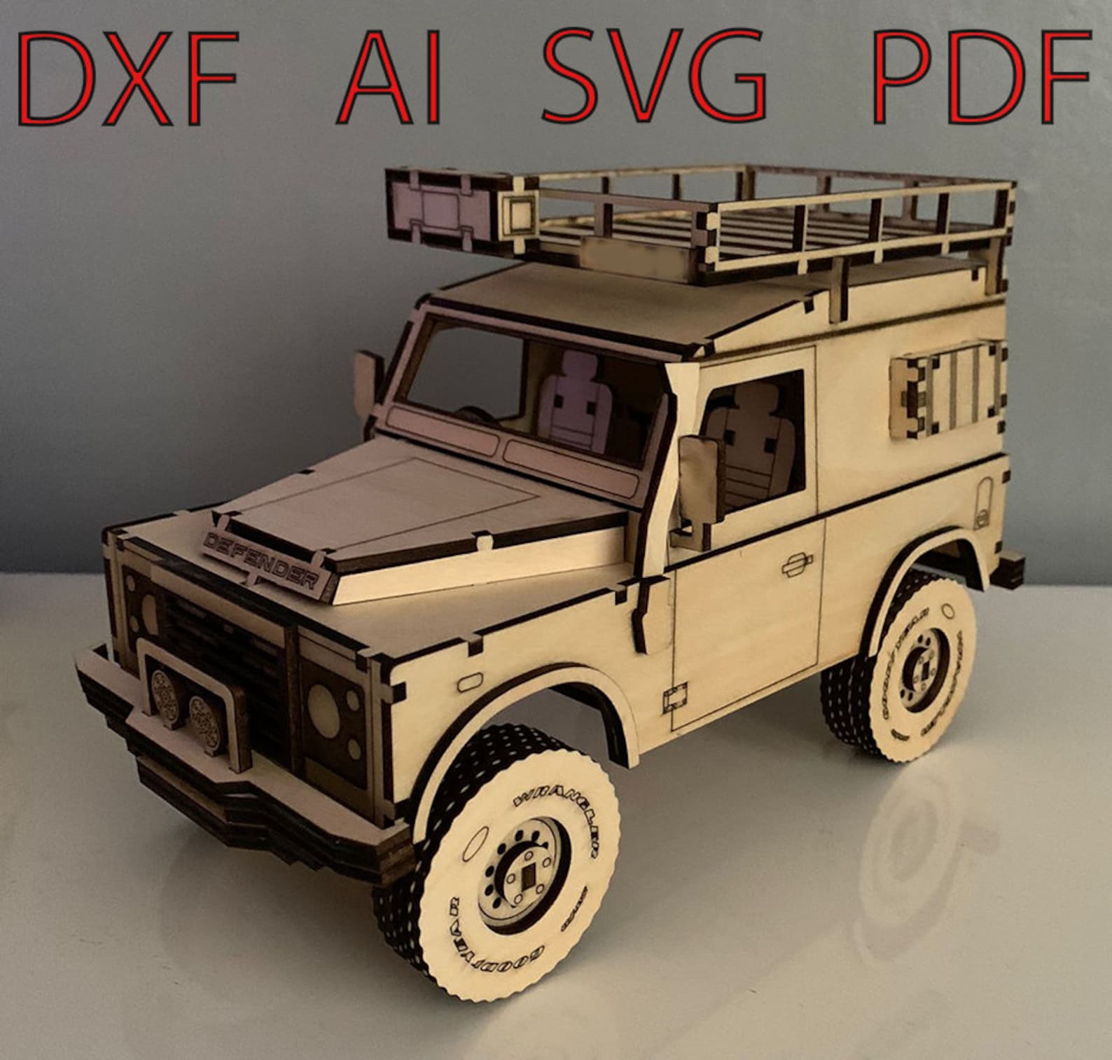 Land Rover Defender 90 Laser & Vector File Pack - 3mm - Etsy