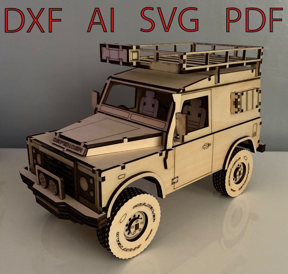 Land Rover Defender 90 Laser & Vector File Pack - 3mm - Etsy