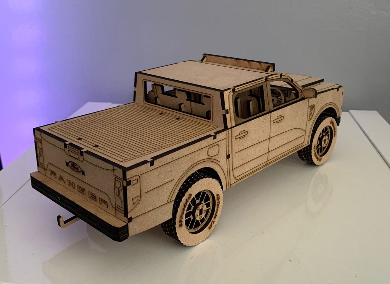 Ford Ranger Wooden Model Kit - Etsy
