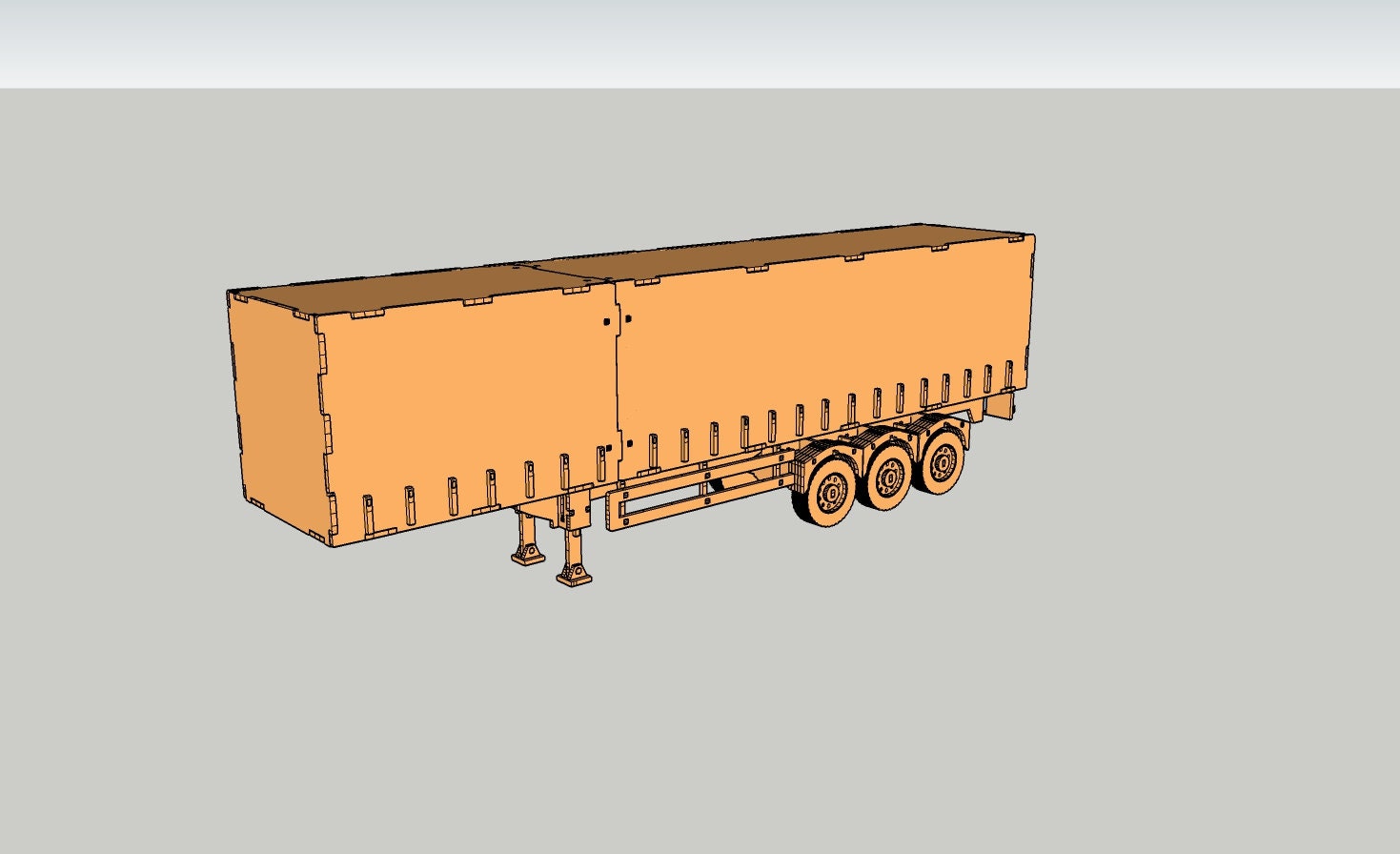 Single Deck Trailer Laser & Vector File Pack - Truck Not INCLUDED - 3mm ...