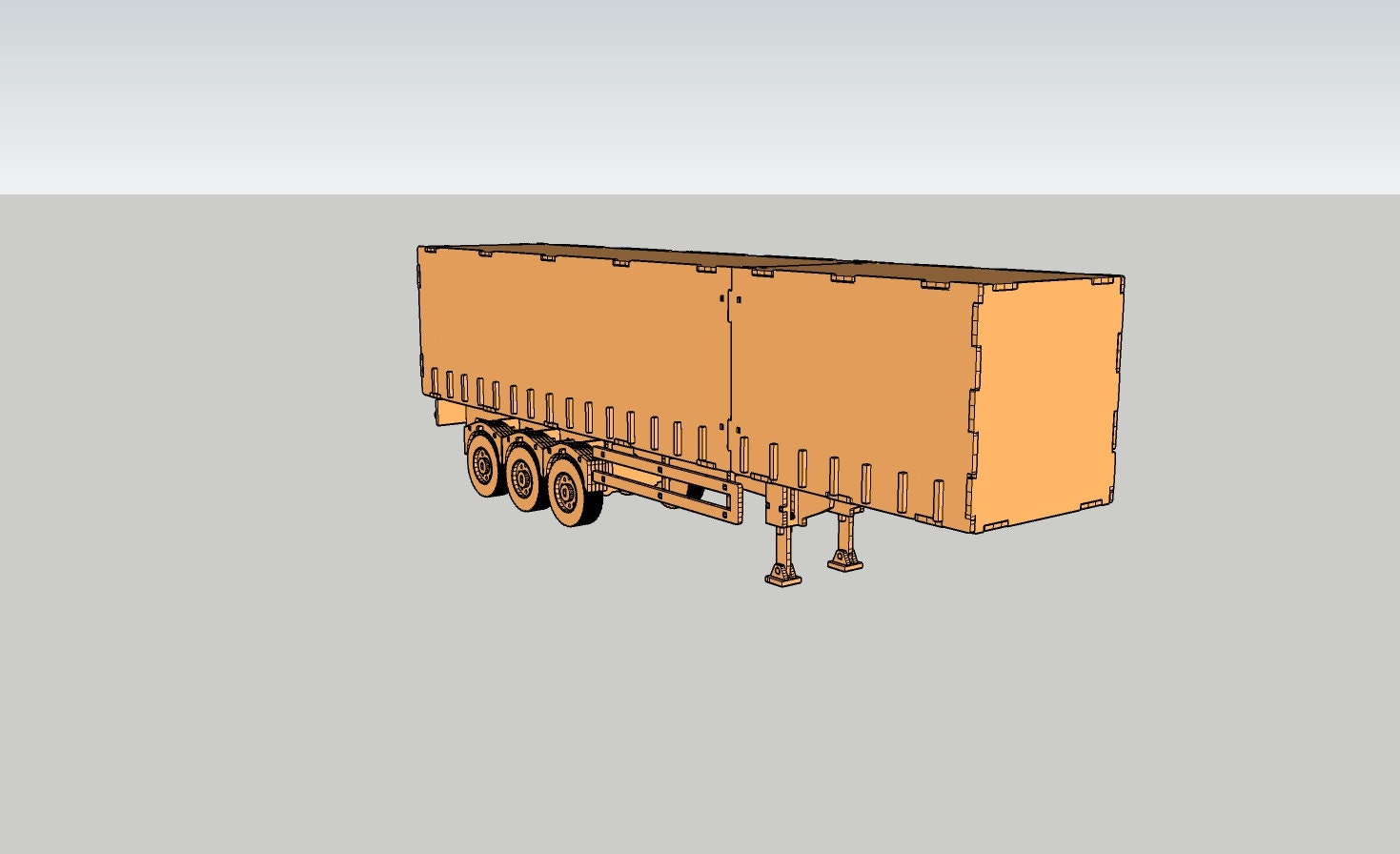 Single Deck Trailer Laser & Vector File Pack - Truck Not INCLUDED - 3mm ...