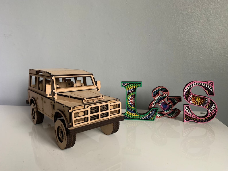 Land Rover Defender Wooden Model Kit - Etsy