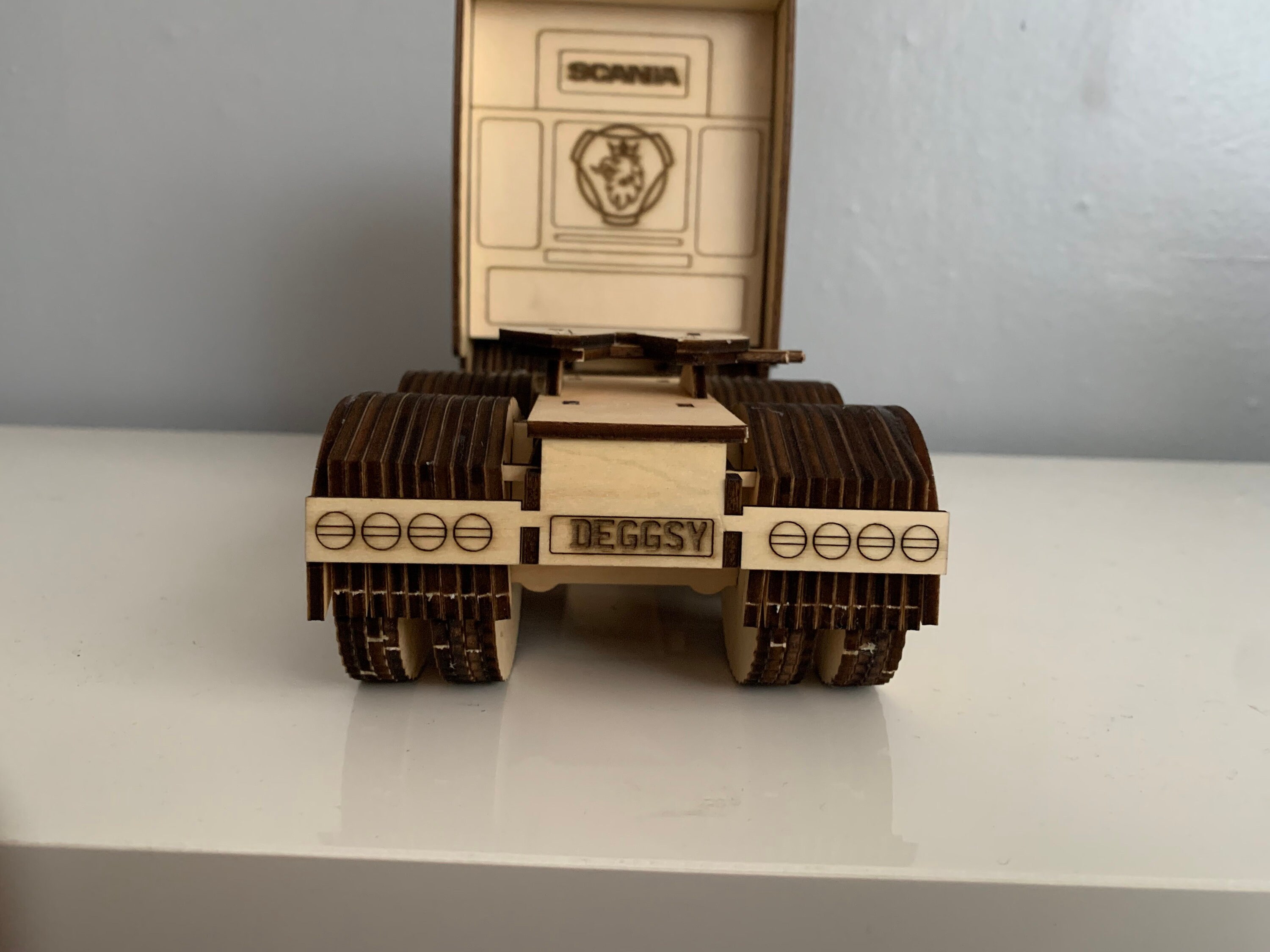 Scania R500 Wooden Model Kit - Etsy