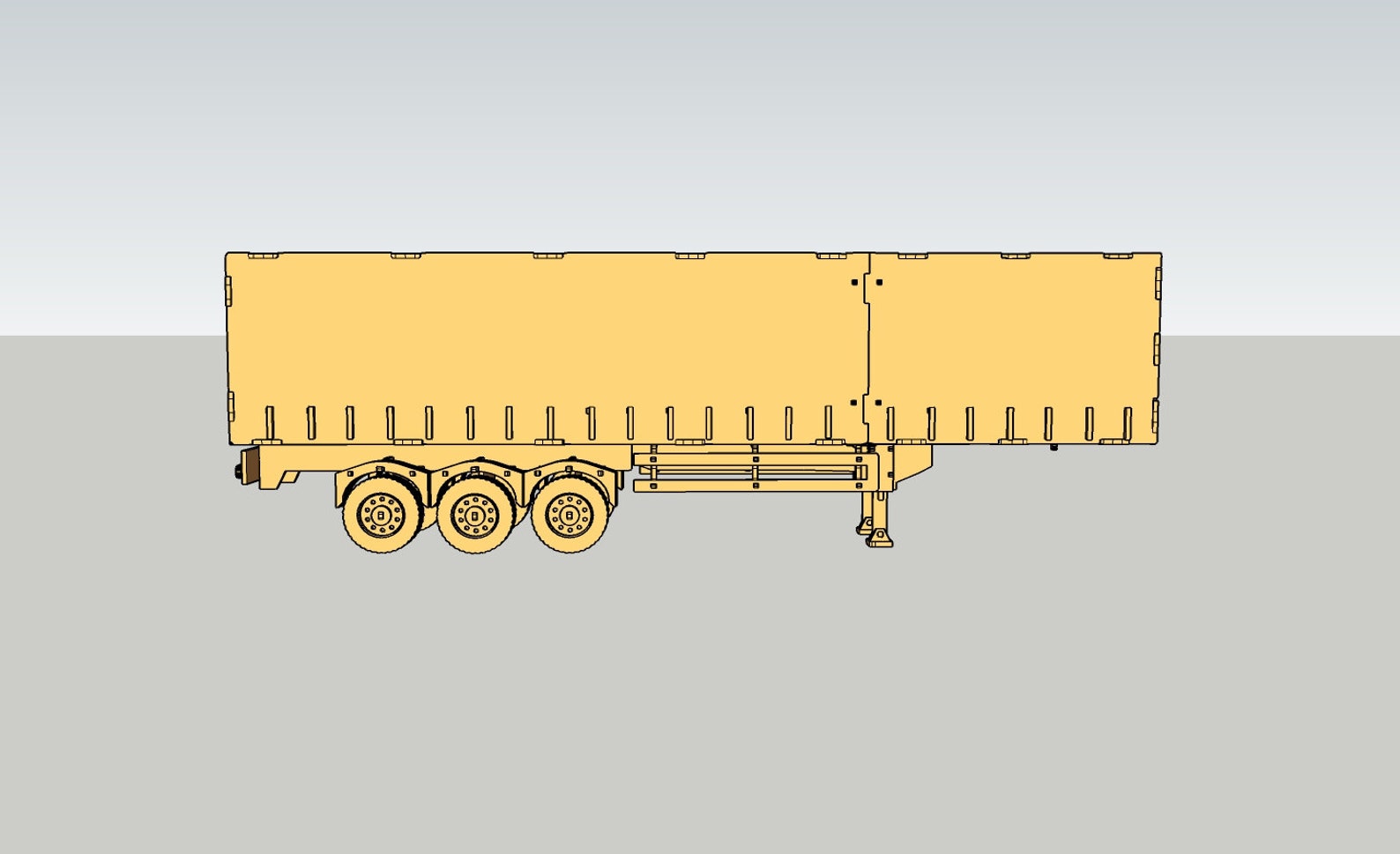 Single Deck Trailer Laser & Vector File Pack - Truck Not INCLUDED - 3mm ...