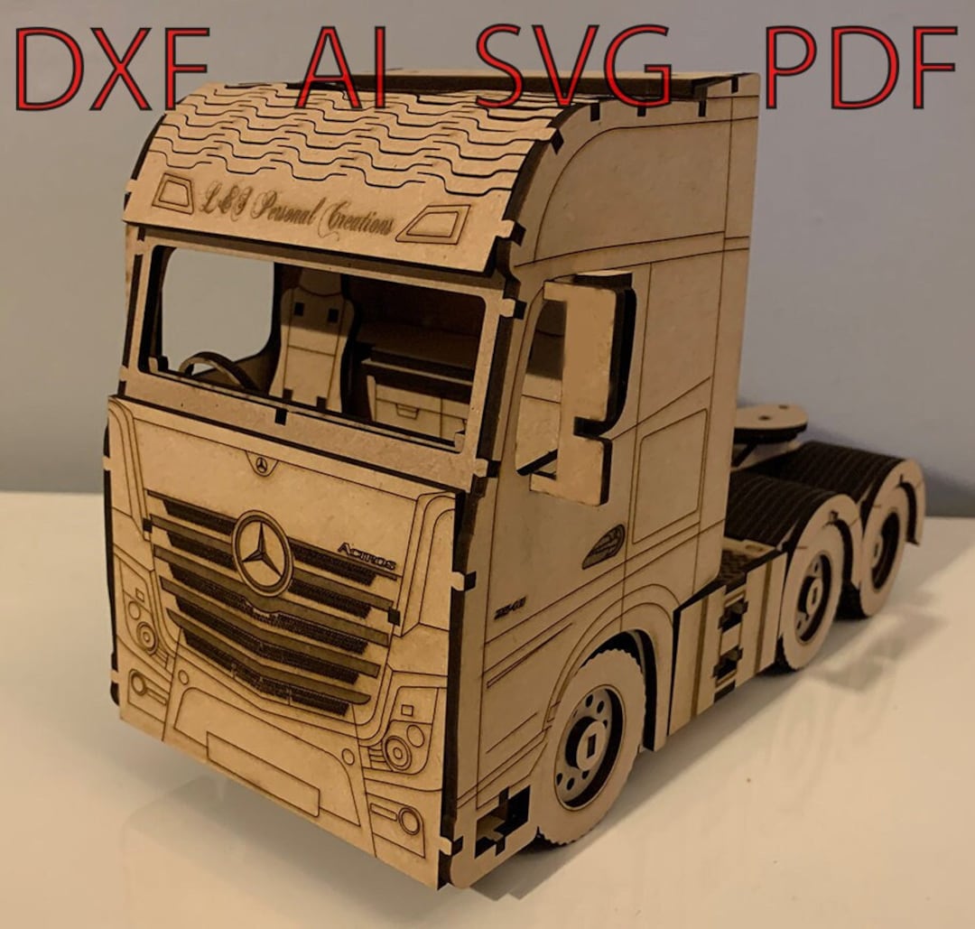 Mercedes Actros Laser & Vector File Pack - 3mm - Etsy