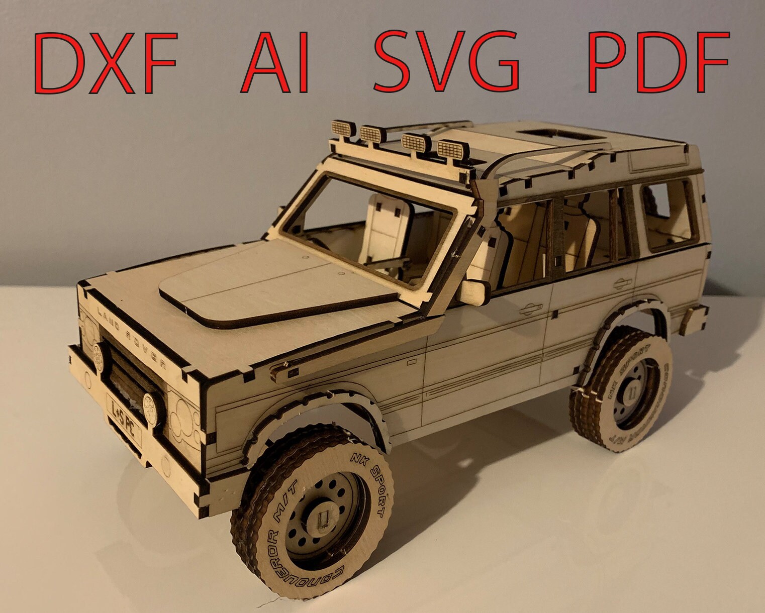 Land Rover Discovery Laser & Vector File Pack - 3mm - Etsy