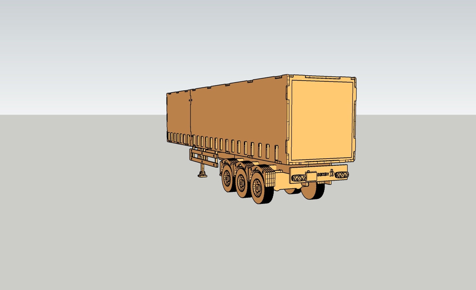 Single Deck Trailer Laser & Vector File Pack - Truck Not INCLUDED - 3mm ...