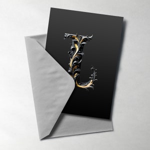 Alphabet Letter L Goth Style - Sublimation Scrapbooking Collage Graphic ...