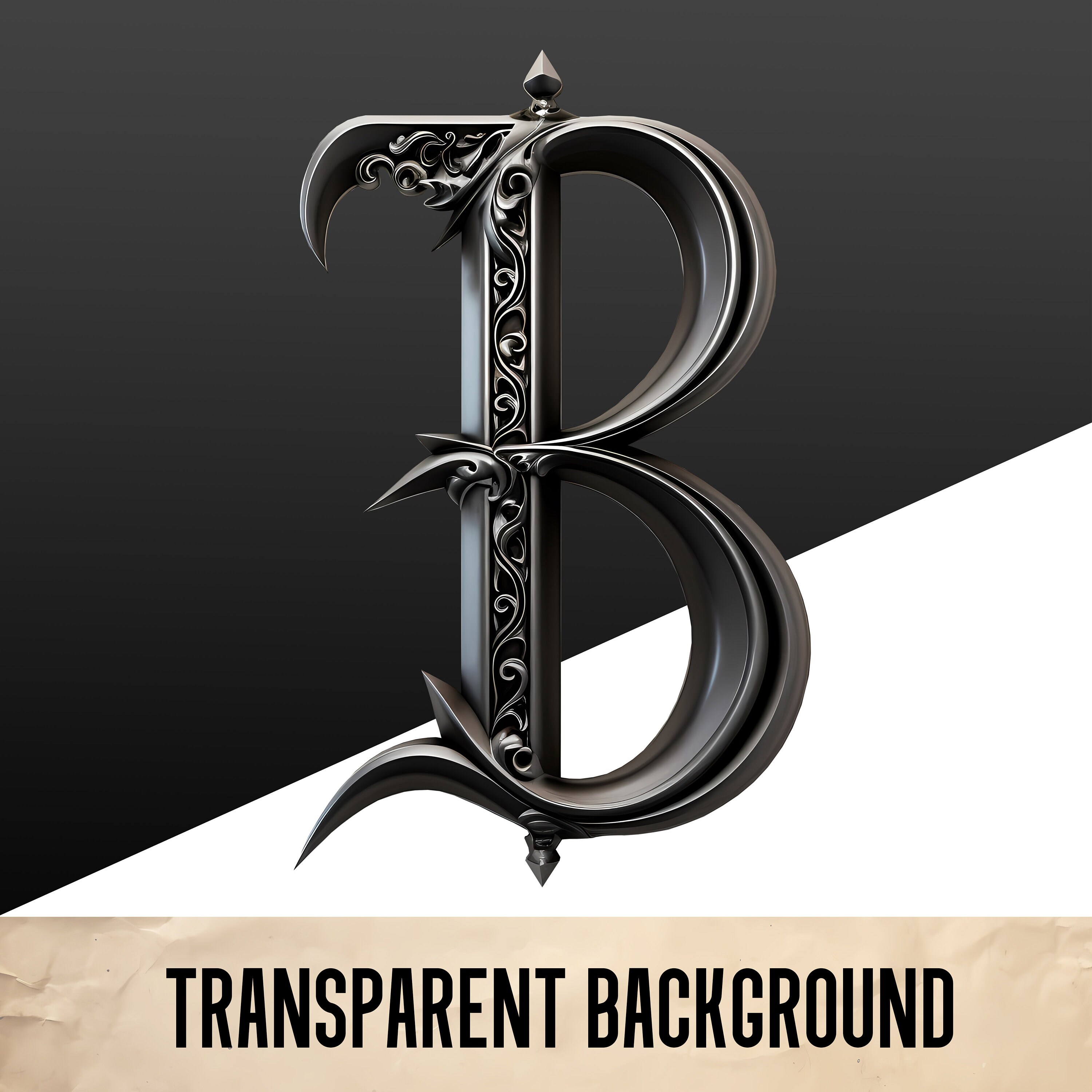 Alphabet Letter B - Sublimation Scrapbooking Collage Graphic Design ...