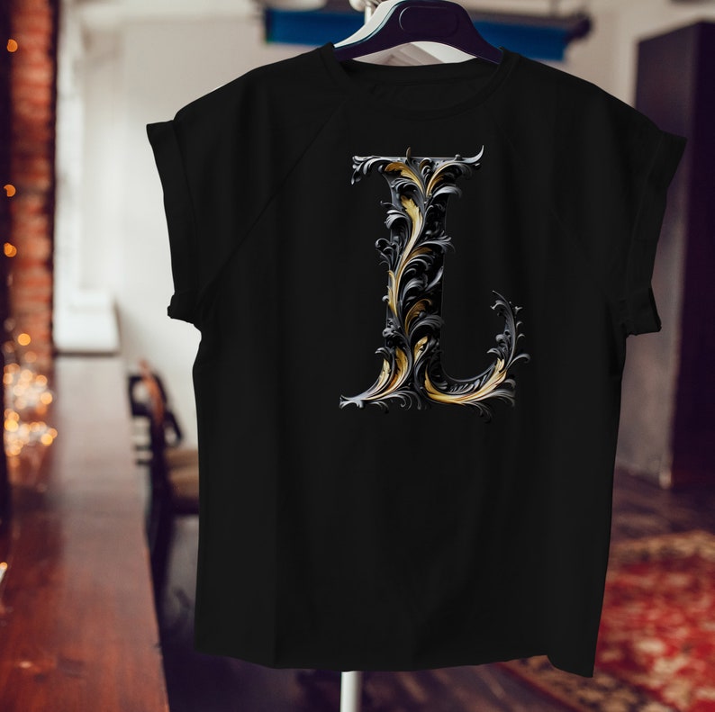 Alphabet Letter L Goth Style Sublimation Scrapbooking - Etsy