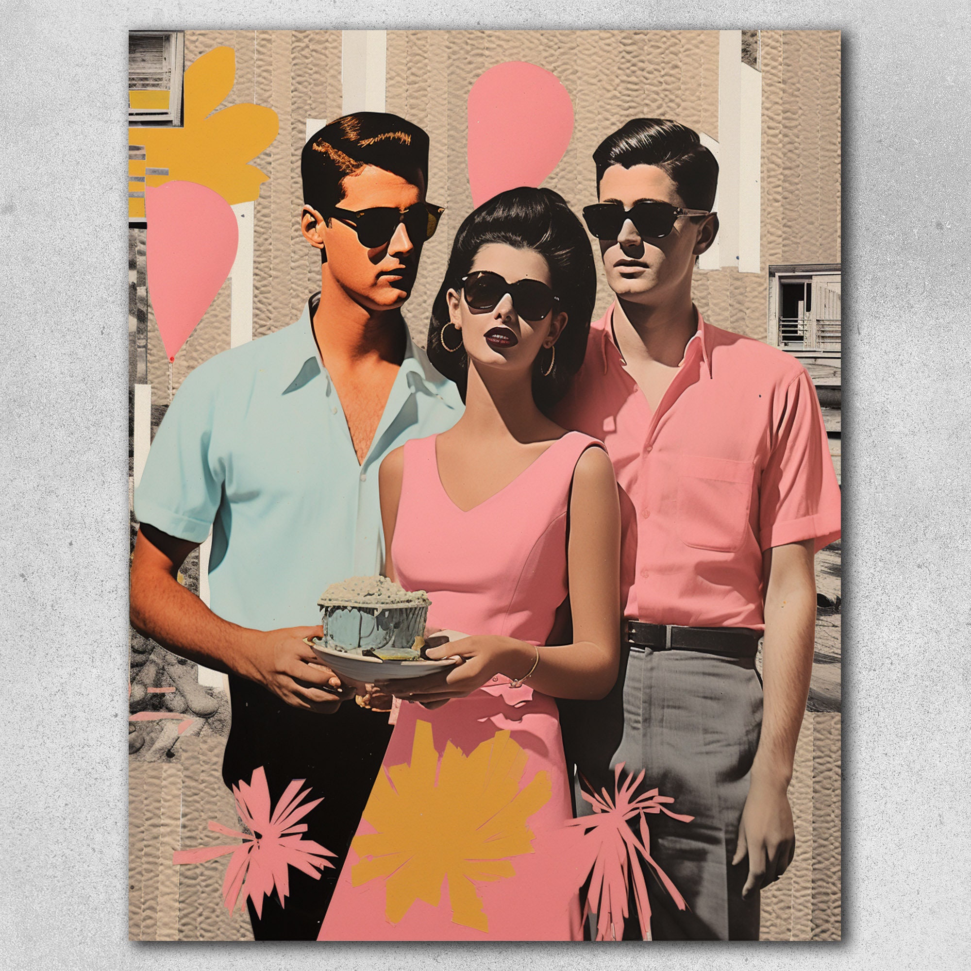 1950s Nostalgia Journal Pages Digital Vintage Nifty Fifties Retro Printable Images Kit Junk ...