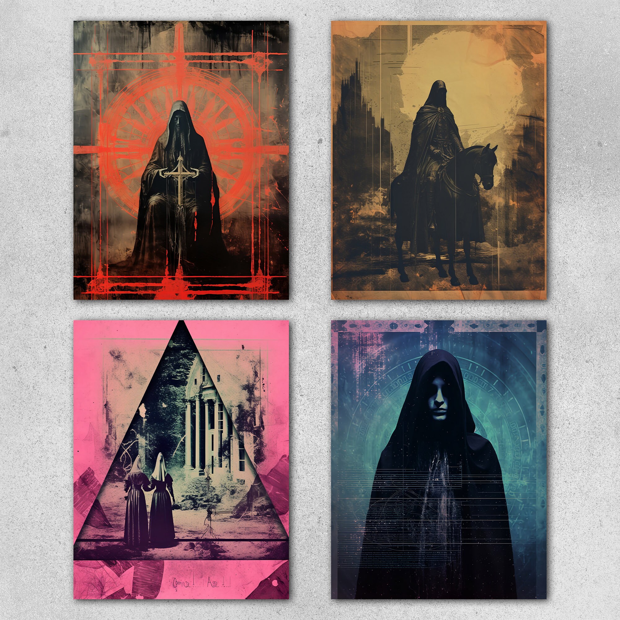 Gothic Medieval Occult Journal Pages Printable Set of 20 Dark Aesthetic ...