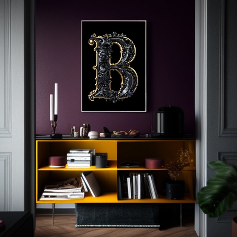 Alphabet Letter B Sublimation Scrapbooking Collage Graphic Design Junk ...