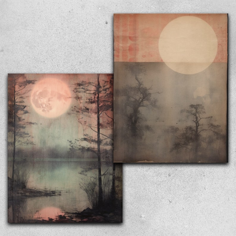 Japanese Ephemera Scrapbooking Kit Grunge Views in Japan Printable ...