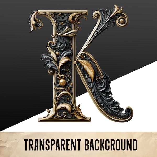 Monogram K - Etsy