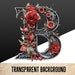 Alphabet Letter B - Sublimation Scrapbooking Collage Graphic Design ...
