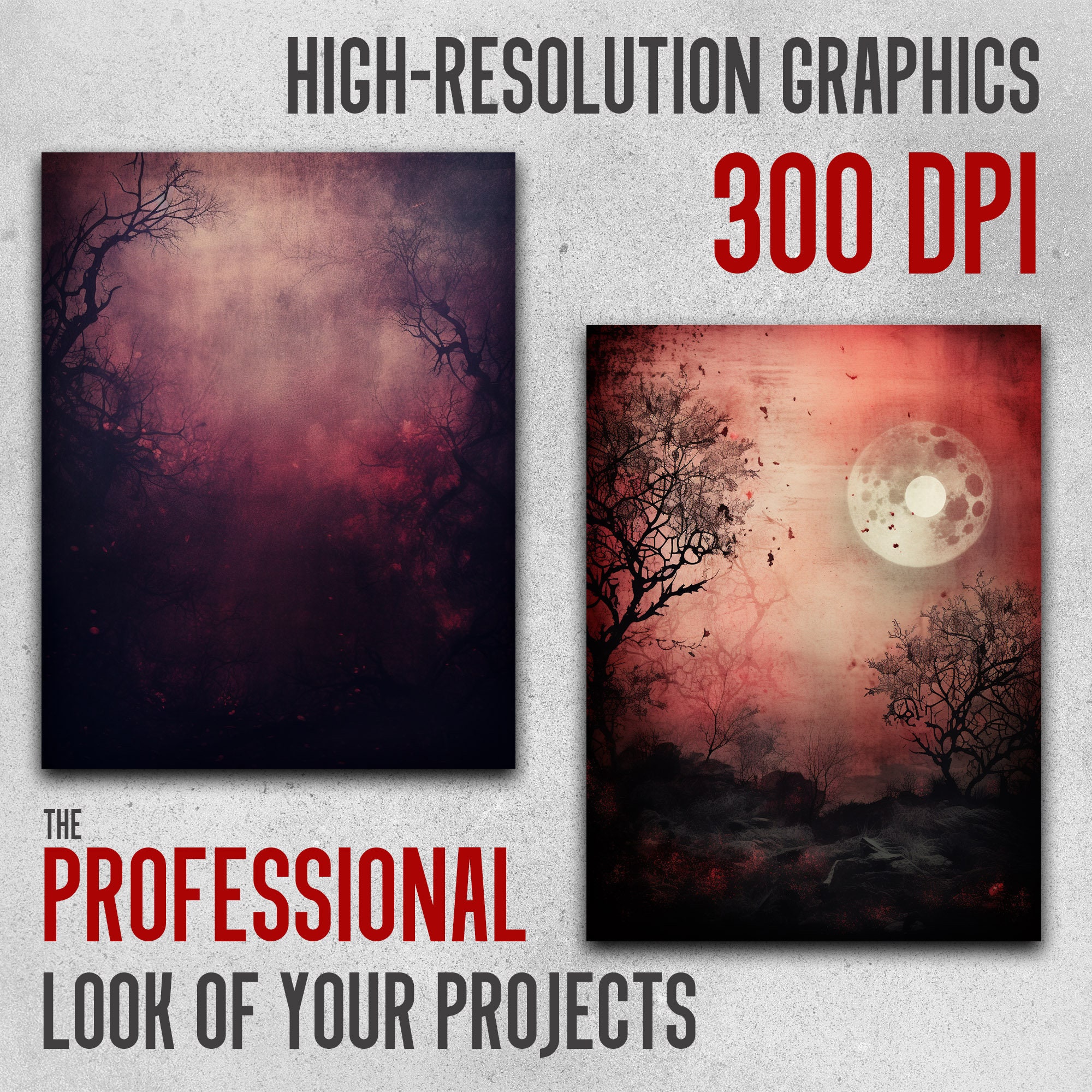 Dark Aesthetic Junk Journal Pages – Anxious Twilight Digital Paper ...