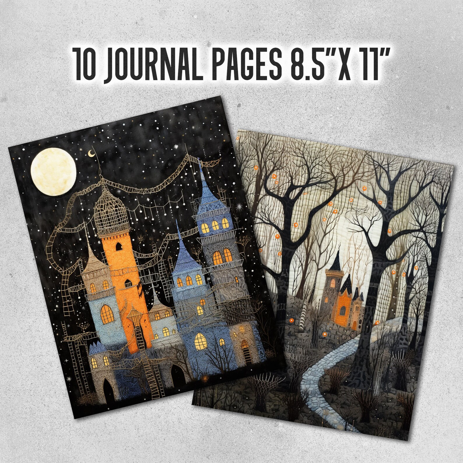 Castle Printable Journal Pages for Scrapbooking Junk Journaling ...