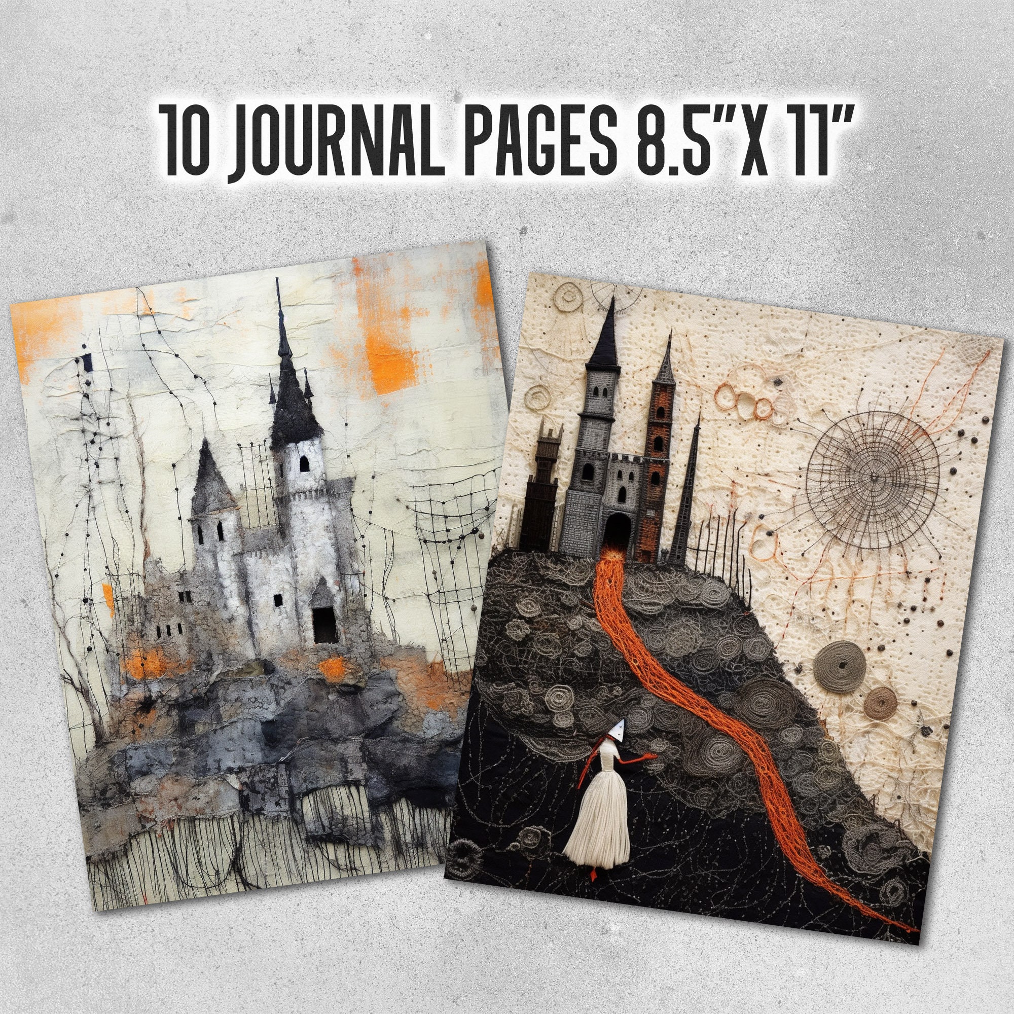 Castle Printable Journal Pages for Scrapbooking Junk Journaling ...