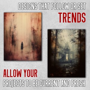 Printable Horror Journal Page Fear Creepy Digital Paper for Junk ...