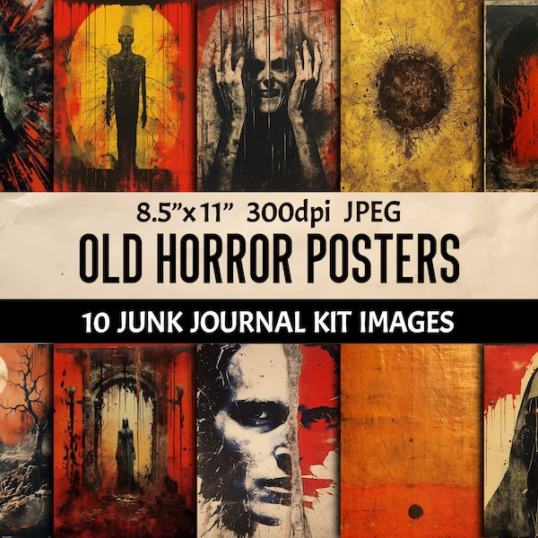 Horror Poster - Etsy