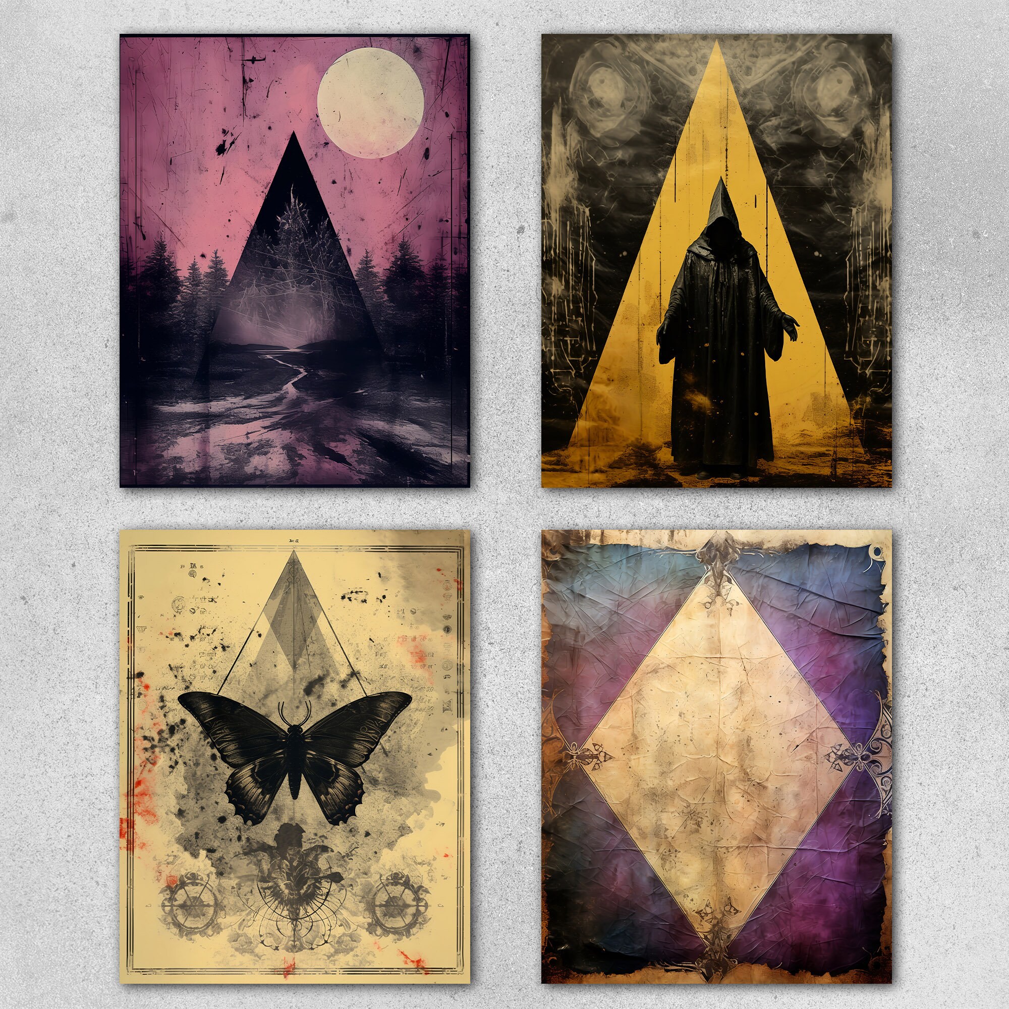 Gothic Medieval Occult Journal Pages Printable Set of 20 Dark Aesthetic ...