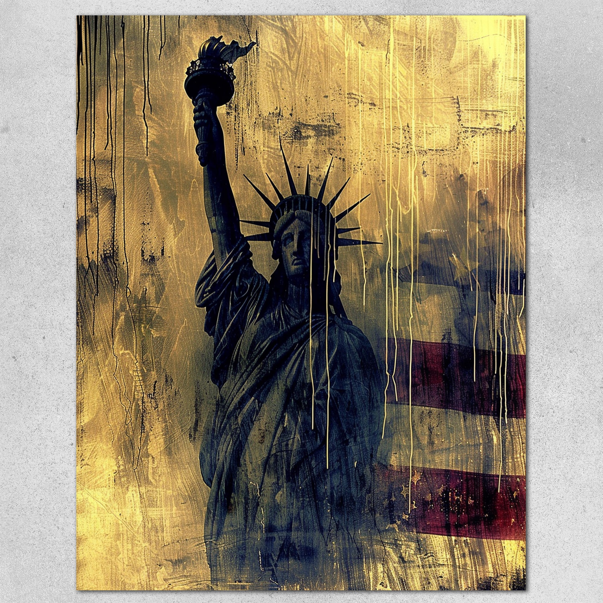 American Patriotic Digital Paper Punk Printable Junk Journal Pages ...