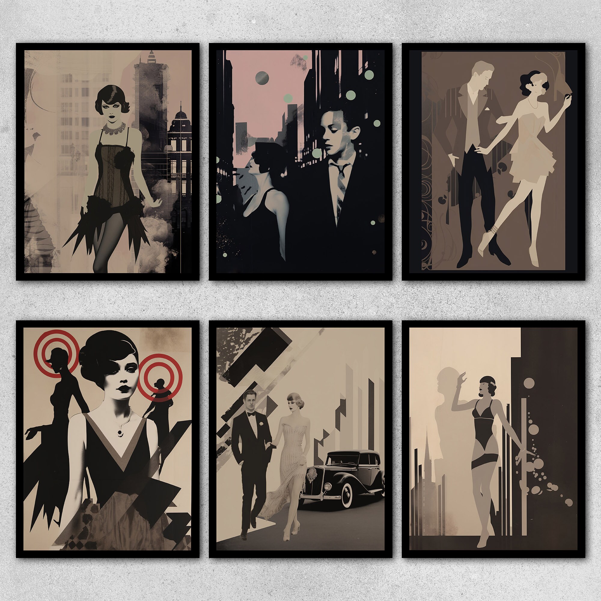 Roaring 20s Journal Pages: Retro Art Deco Printable (digital Download ...