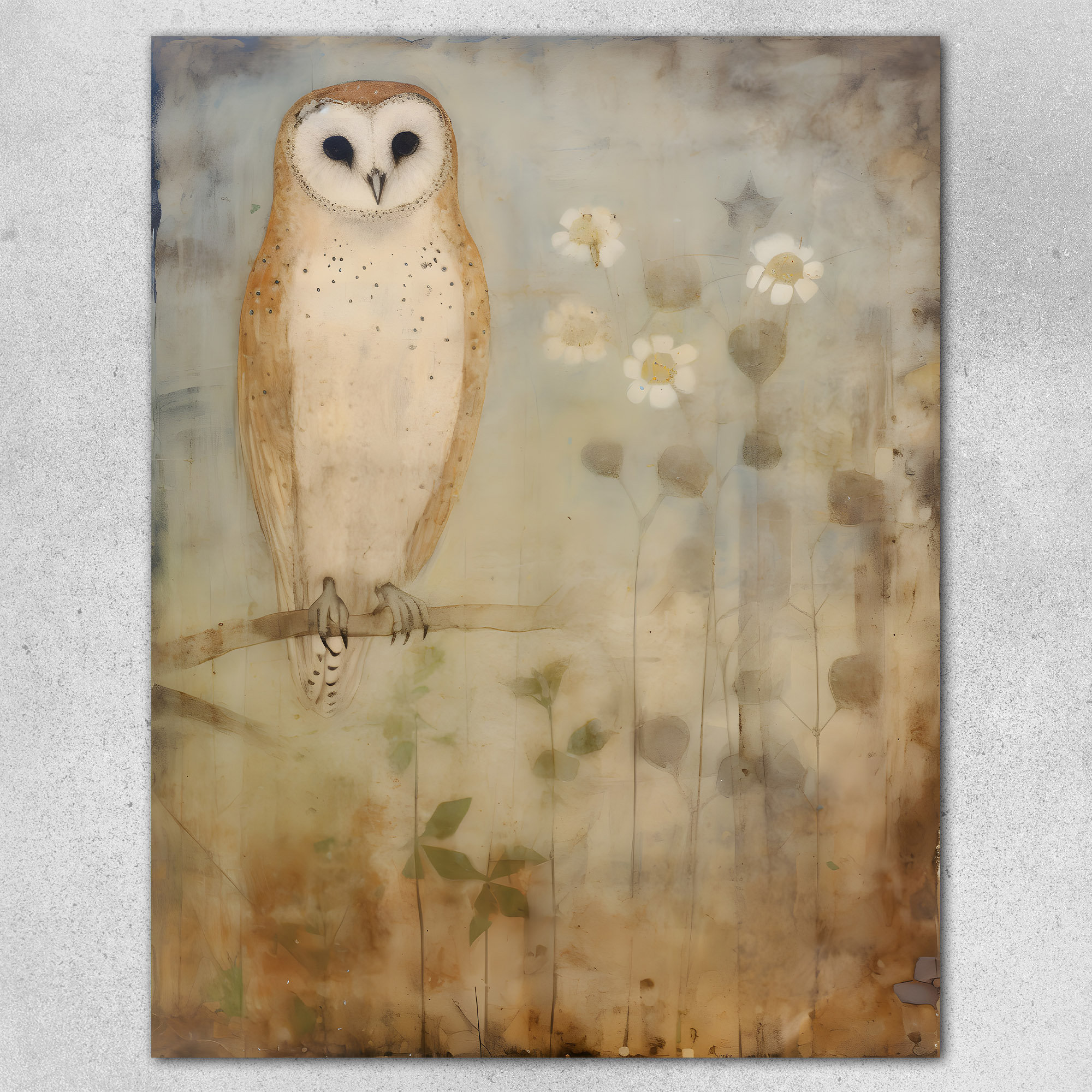 Vintage Owl-themed Grunge Journal Pages High-quality Digital Printable ...