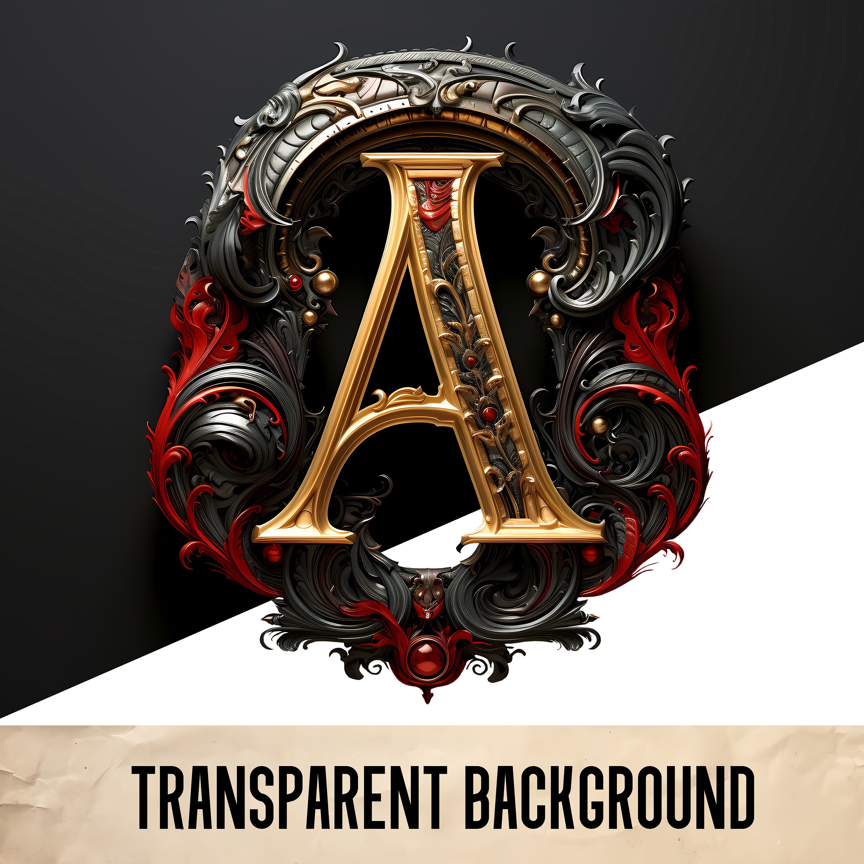 Alphabet Letter A Sublimation Scrapbooking Collage Graphic Design Junk ...