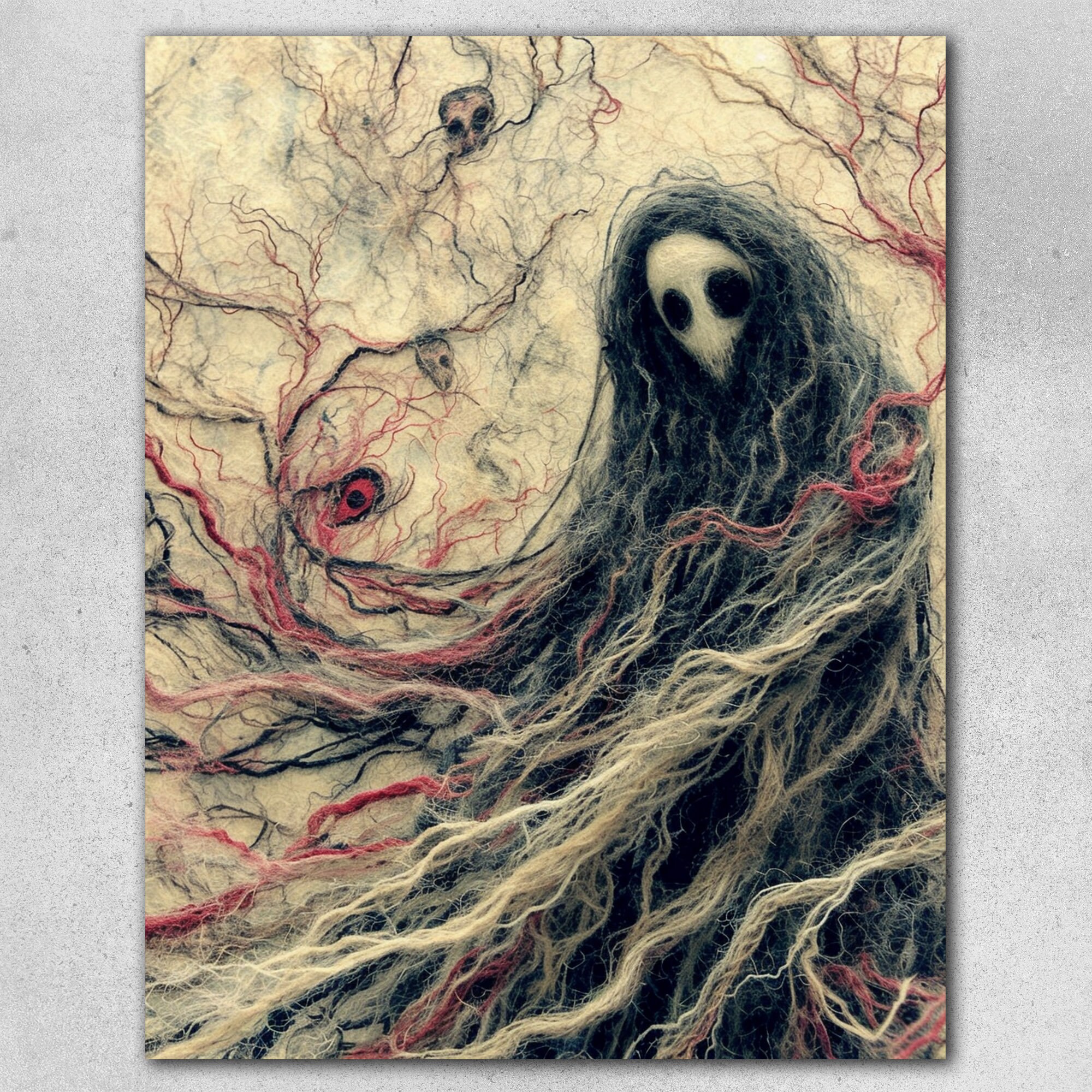Medieval Fantasy Horror Digital Paper Pack Printable Needle Felted ...