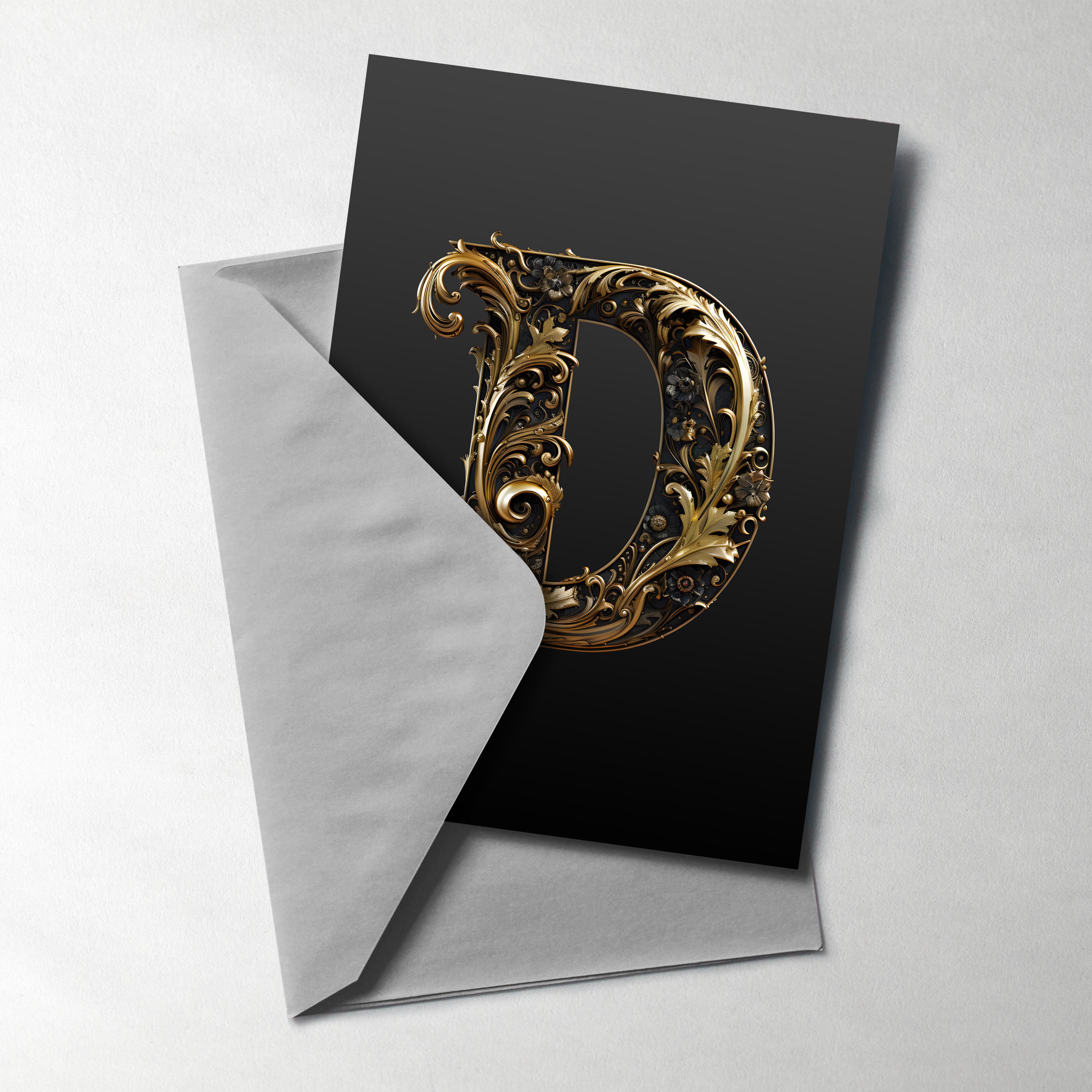 Alphabet Letter D Goth Style Sublimation Scrapbooking - Etsy