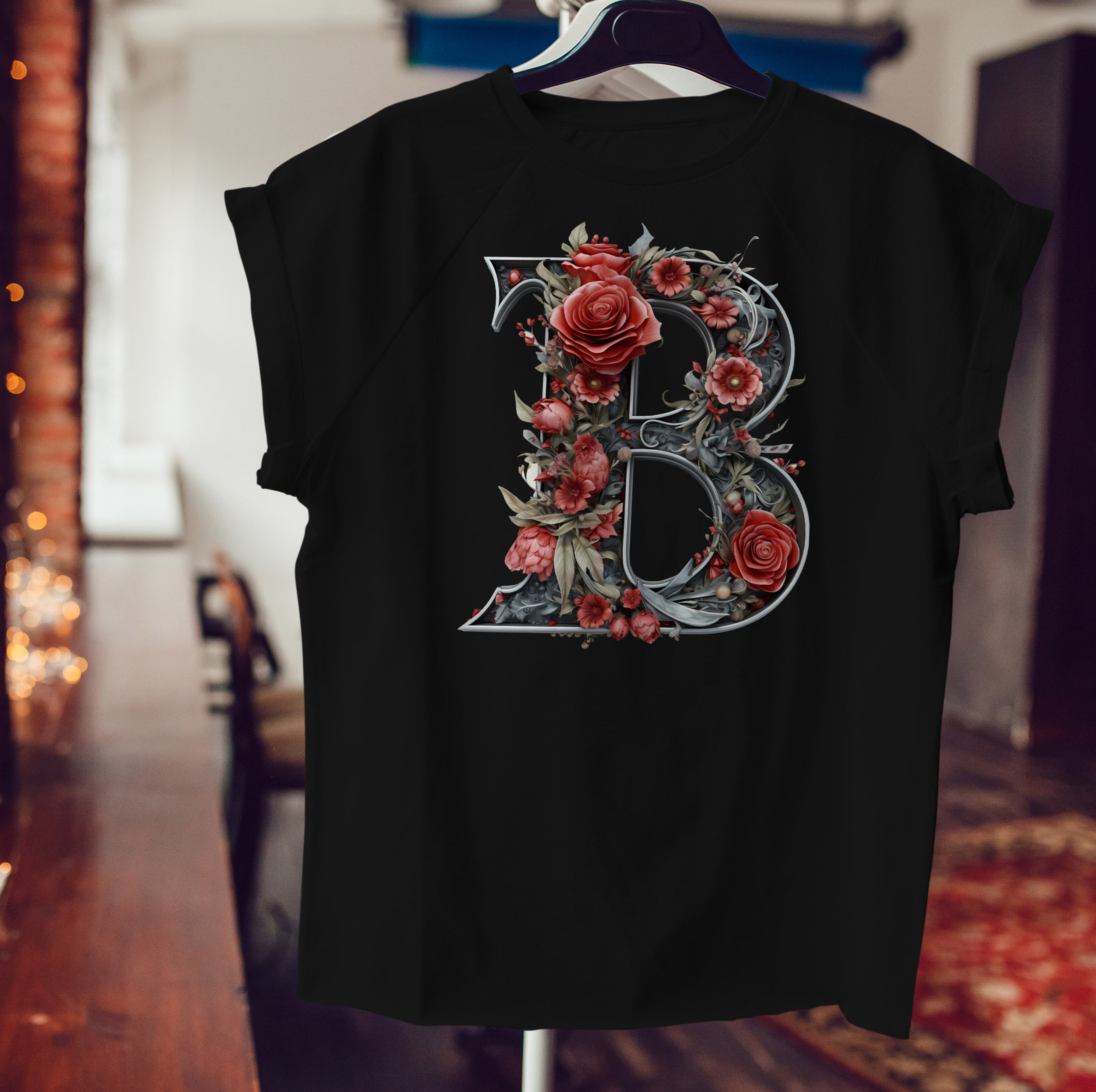 Alphabet Letter B Sublimation Scrapbooking Collage Graphic Design Junk ...