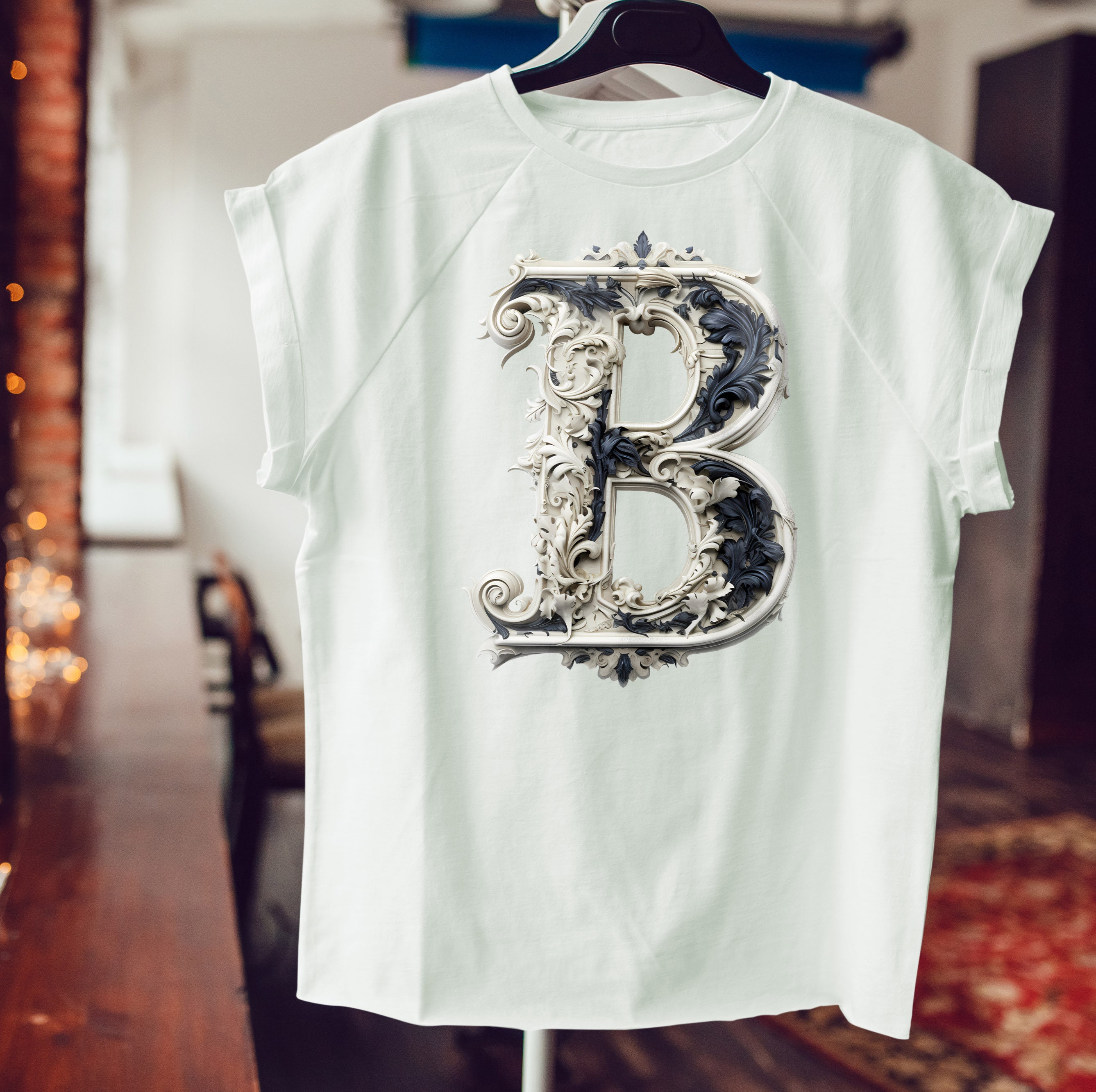 Alphabet Letter B Sublimation Scrapbooking Collage Graphic Design Junk ...