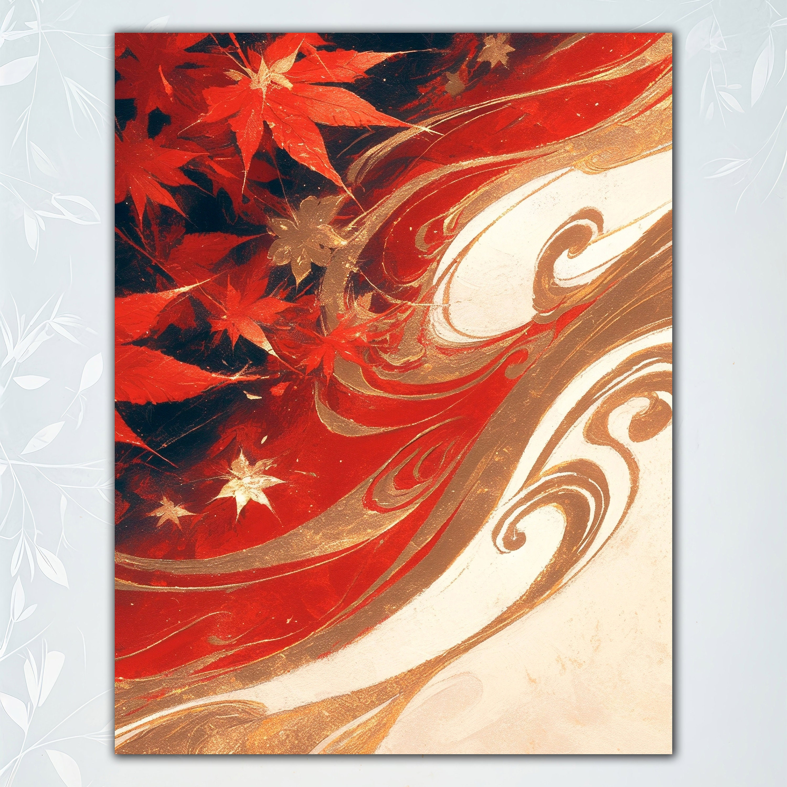 Red Aesthetic Digital Scrapbook Pages Printable Wall Art Decor Junk ...