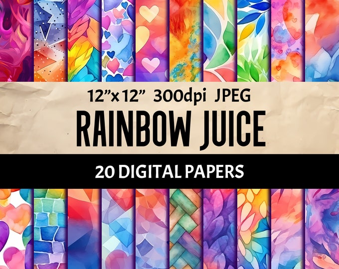 Rainbow Digital Papersseamless,nursery,rainbow Background,pattern ...