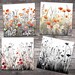 Wildflowers Meadow Digital Paper Pack: Watercolor Floral Art (digital ...