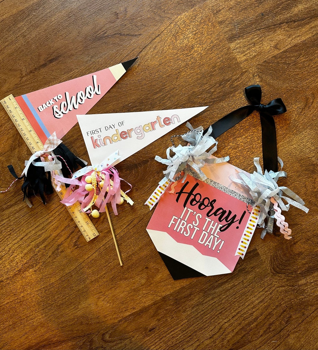 Back to School Flags - Kindergarten - Etsy